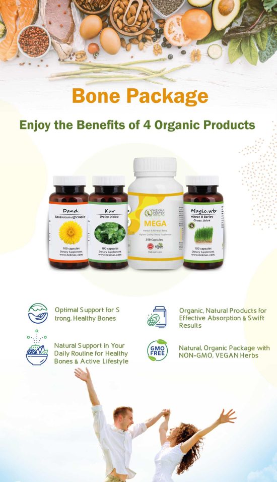 Bone Support Bundle - BONE Package - Organic Supplements for Bone ...