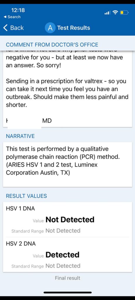 ANA Inspiring Story: Getting Negative HSV Blood Test is Possible ...