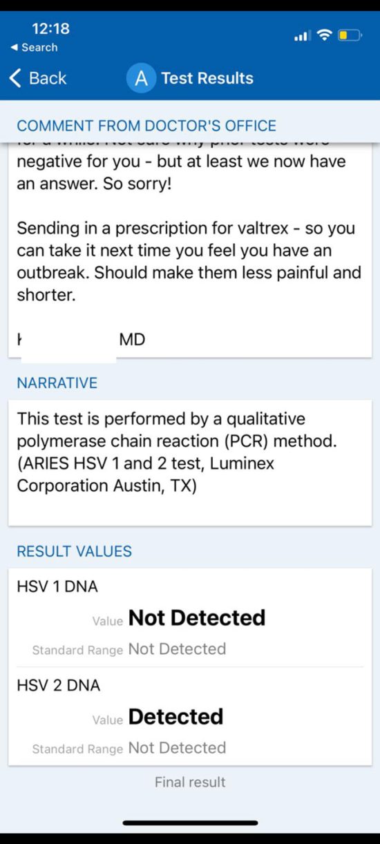 ANA Inspiring Story: Getting Negative HSV Blood Test is Possible ...